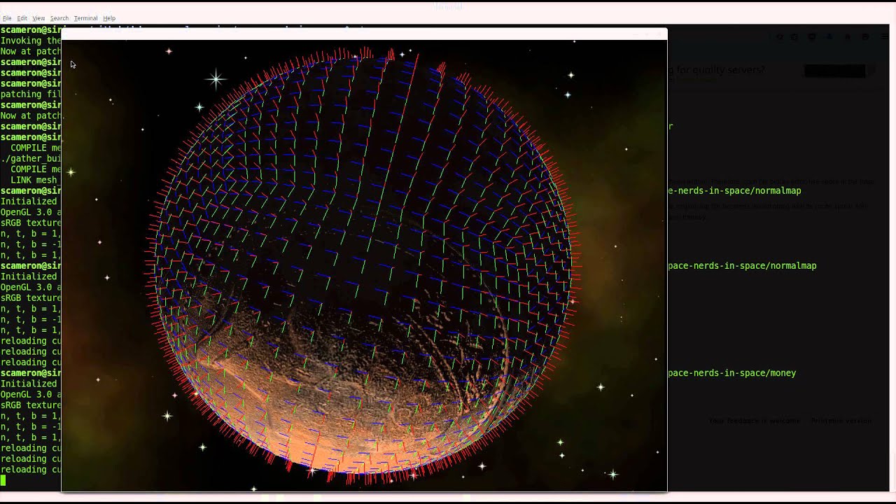 Normal maps in Space Nerds In Space 2016-01-14 - YouTube