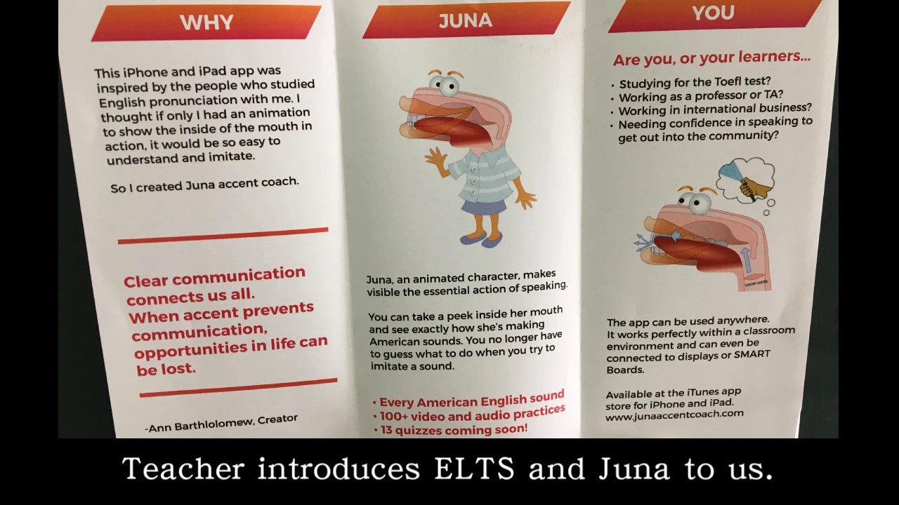 Class portfolio of English pronunciation instruction - YouTube