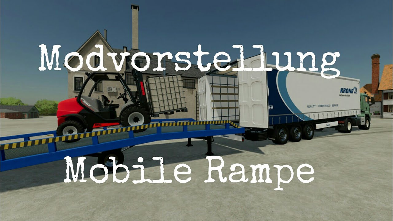 LS22 Mods (Ps4) Mobile Rampe Modvorstellung (Ps4,Ps5,Xbs,Xb1,Pc/Mac ...