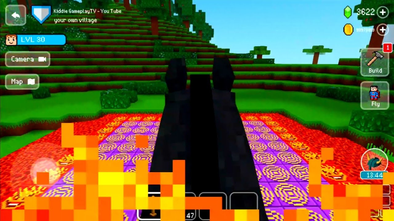 Magma Lava 🌋🔥Trampoline🐴 | Block Craft: 3D Building Simulator Games For ...