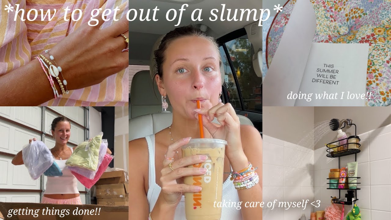 getting out of a slump *it’s time to get things done* a productive day ...