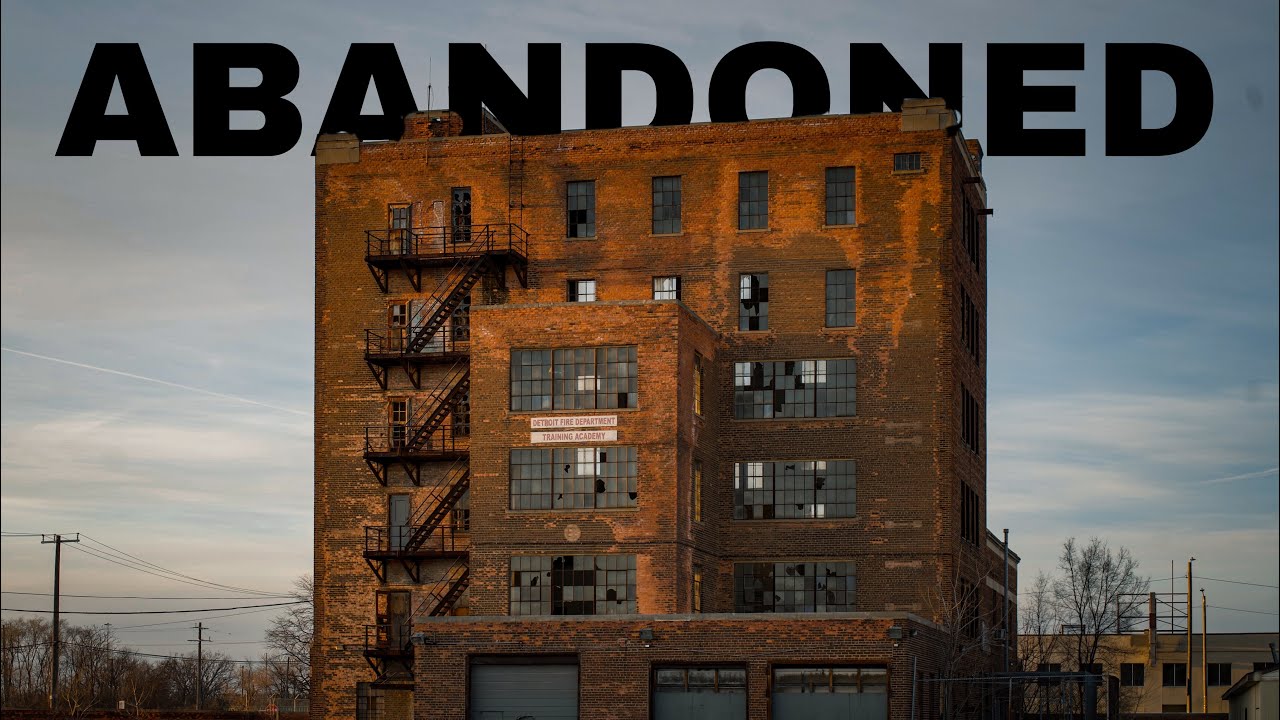 ABANDONED Detroit fire academy explore and climb! Urban Exploring - YouTube