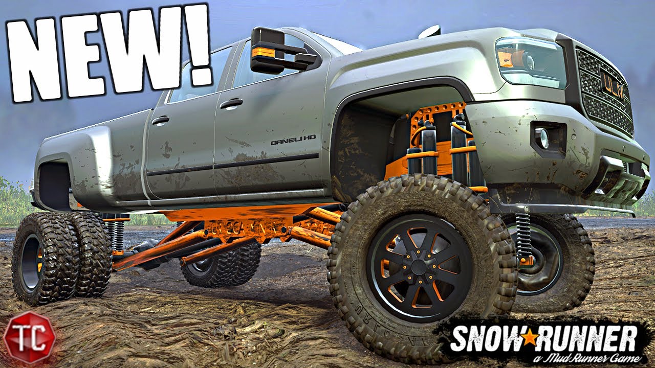 SnowRunner: NEW GMC Sierra 3500 HD DURAMAX CONSOLE MOD! - YouTube