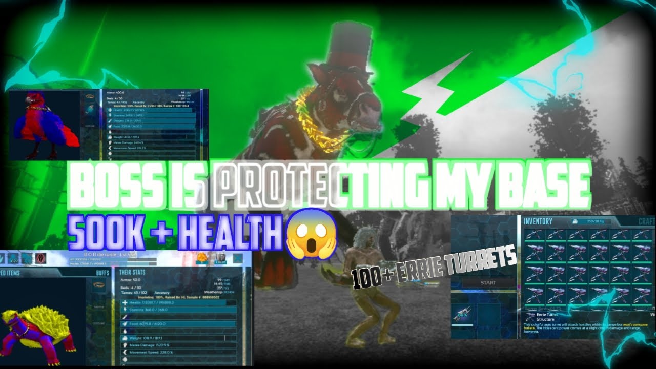 boss chali and op dinos in ark survival evolved mobile (base and dinos ...