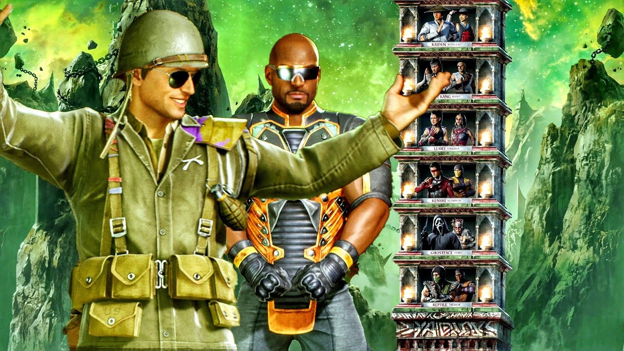 SNAFU Johnny Cage with Darrius Kameo Warrior Klassic Tower Mortal ...