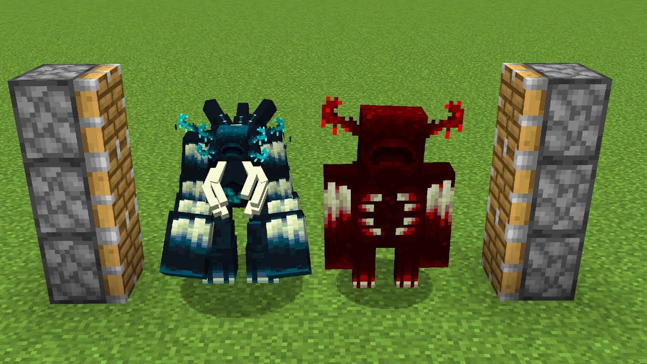 all wither combined = ???mutant warden boss + supersculk warden ...