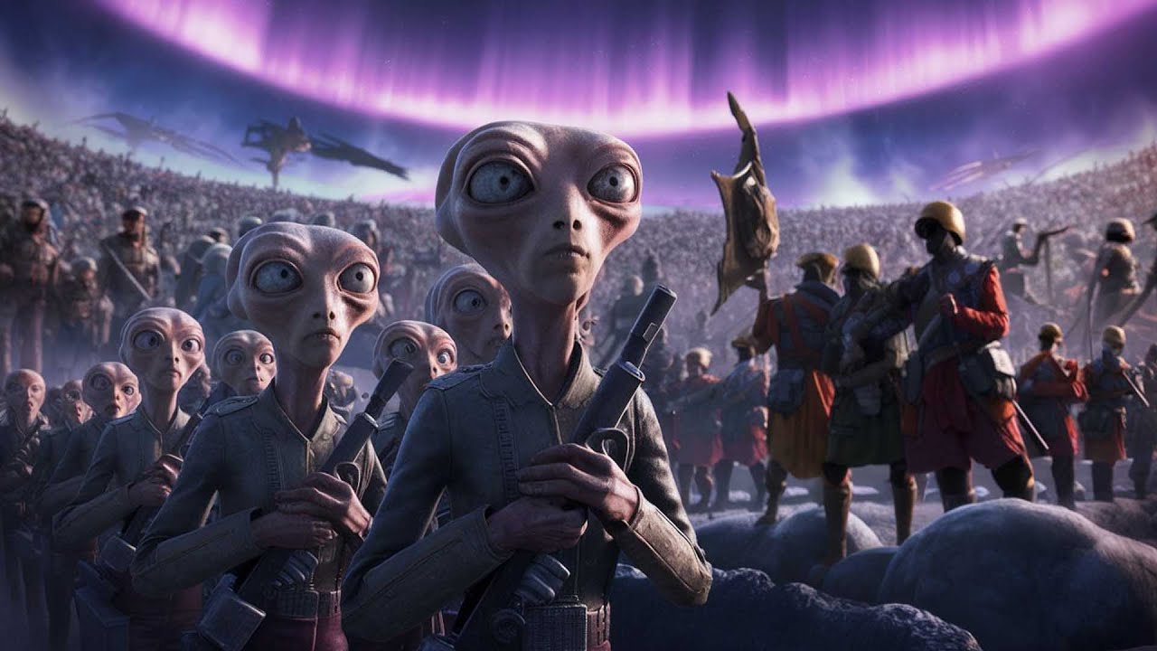 Shocking Reaction: Alien War Scouts Astounded by Human Army's Enormity ...