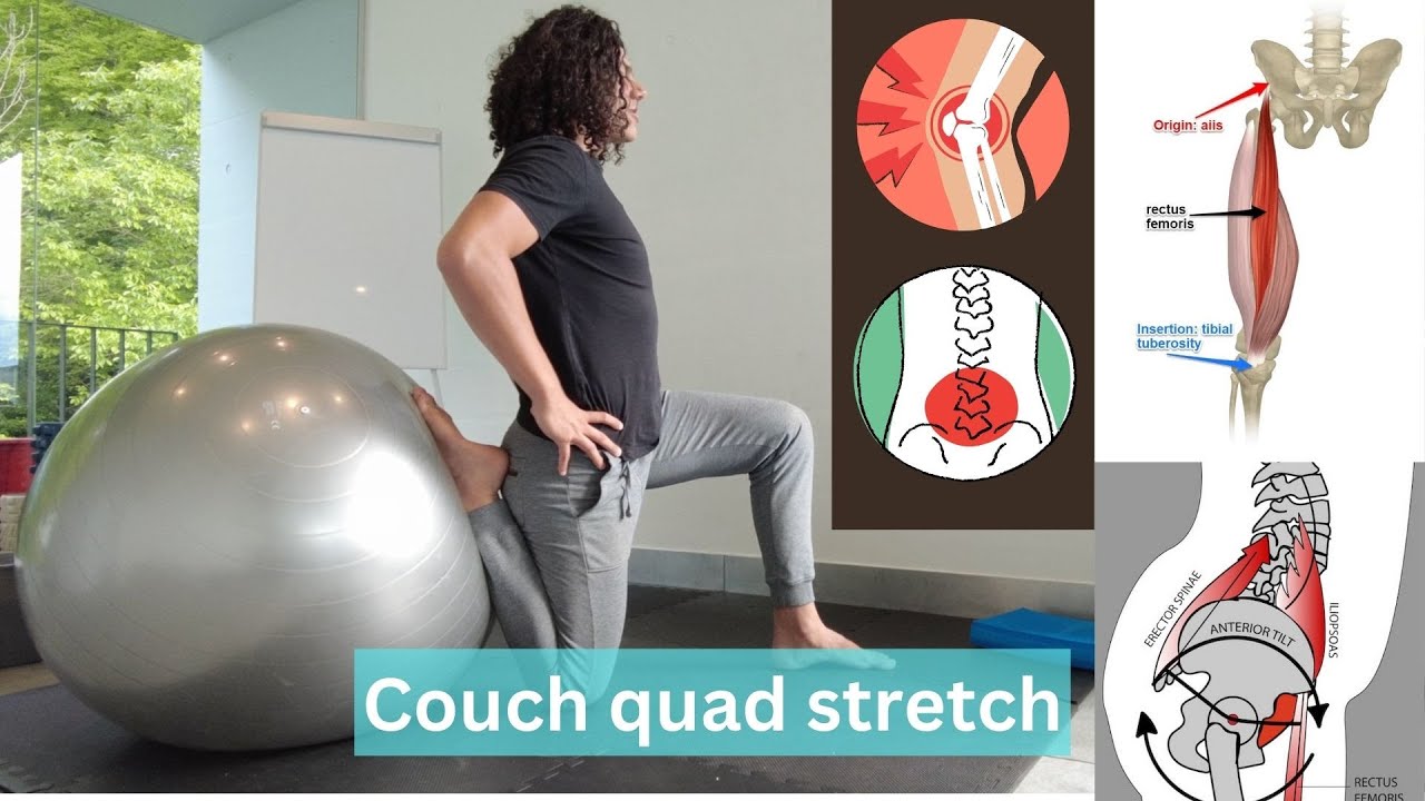 Couch Quad - stretch tutorial - YouTube