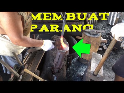 Beginilah cara membuat parang babat rumput/congkrang.. - YouTube
