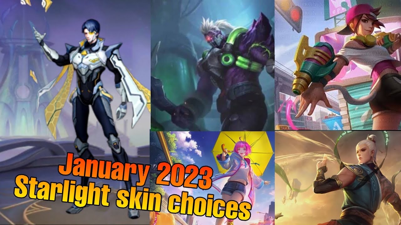 January 2023 Starlight Skin Choices are HERE | MLBB - YouTube