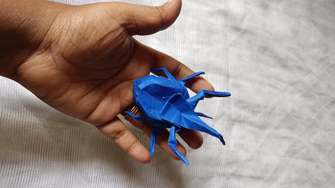 ORIGAMI HERCULES BEETLE #ORIGAMI TUTORIOL#ORIGAMI ANIMAL#PAPER - YouTube