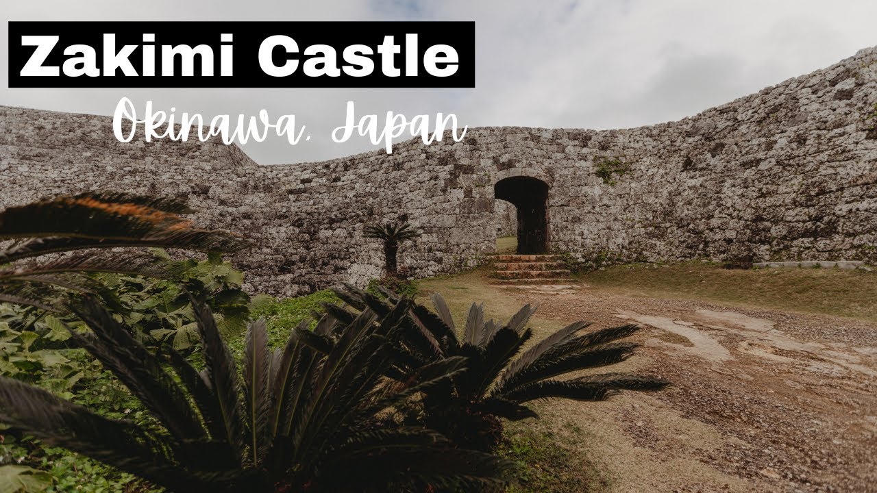Zakimi Castle Ruins Okinawan castles + more cherry blossoms! - YouTube