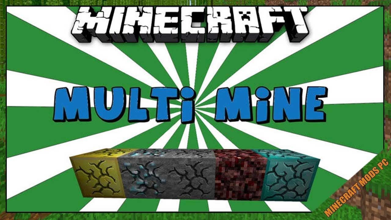 Multi Mine Mod 1.12.2 - Minecraft Mods for PC - YouTube