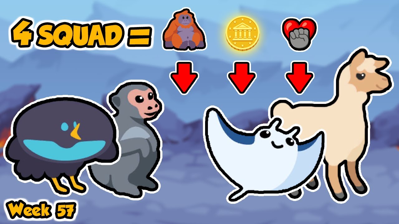 The MIGHTY 4 in Super Auto Pets - YouTube