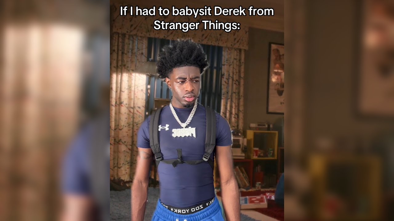 If I had to babysit Derek from Stranger Things - YouTube