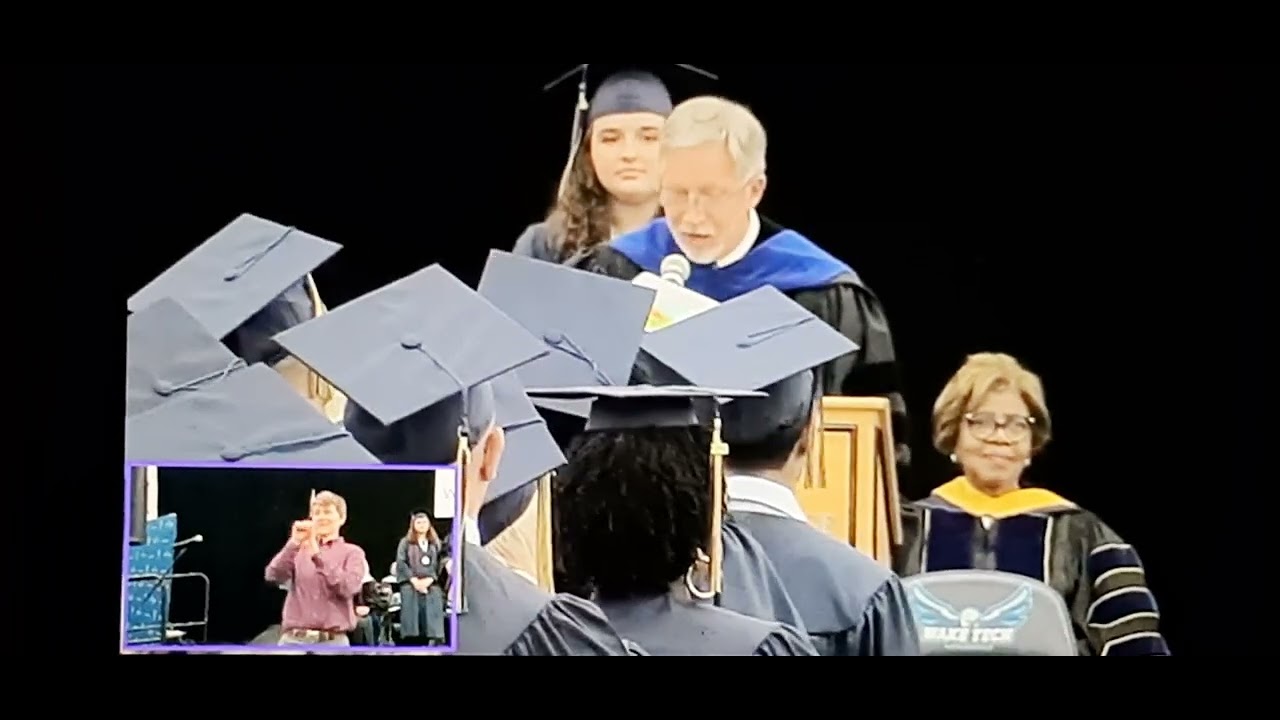 Graduation 2023: Turning of the tassels (Wake Technical Community College) - YouTube
