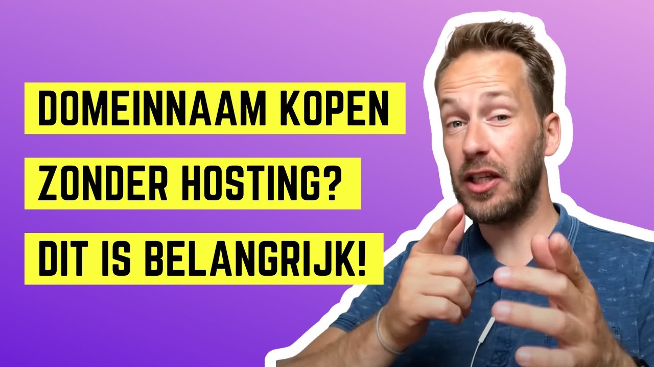 Domeinnaam Kopen Zonder Hosting? Belangrijk! - YouTube