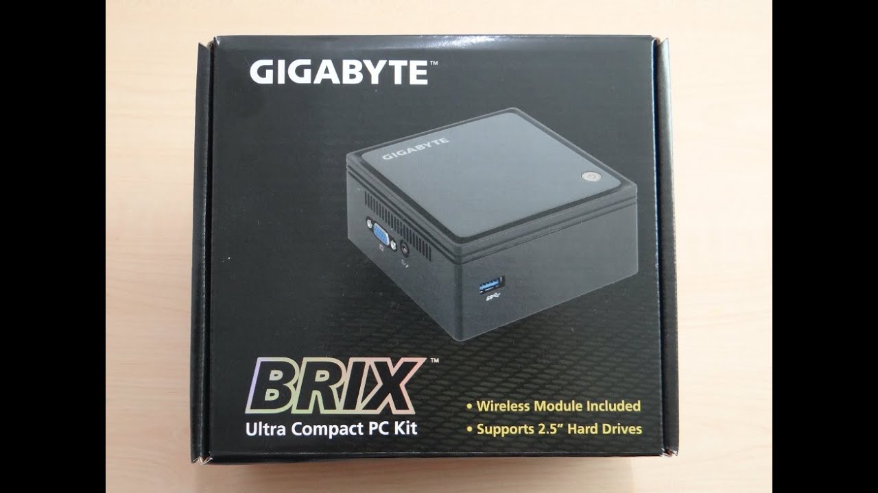 Brix GB-BXBT J1900 Gigabyte - YouTube