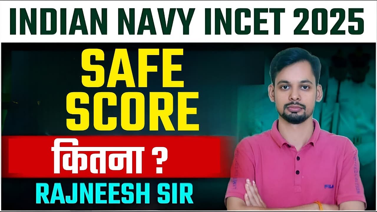 Indian Navy Tradesman SAFE SCORE /Indian Navy ADMIT CARD 2025/Indian ...