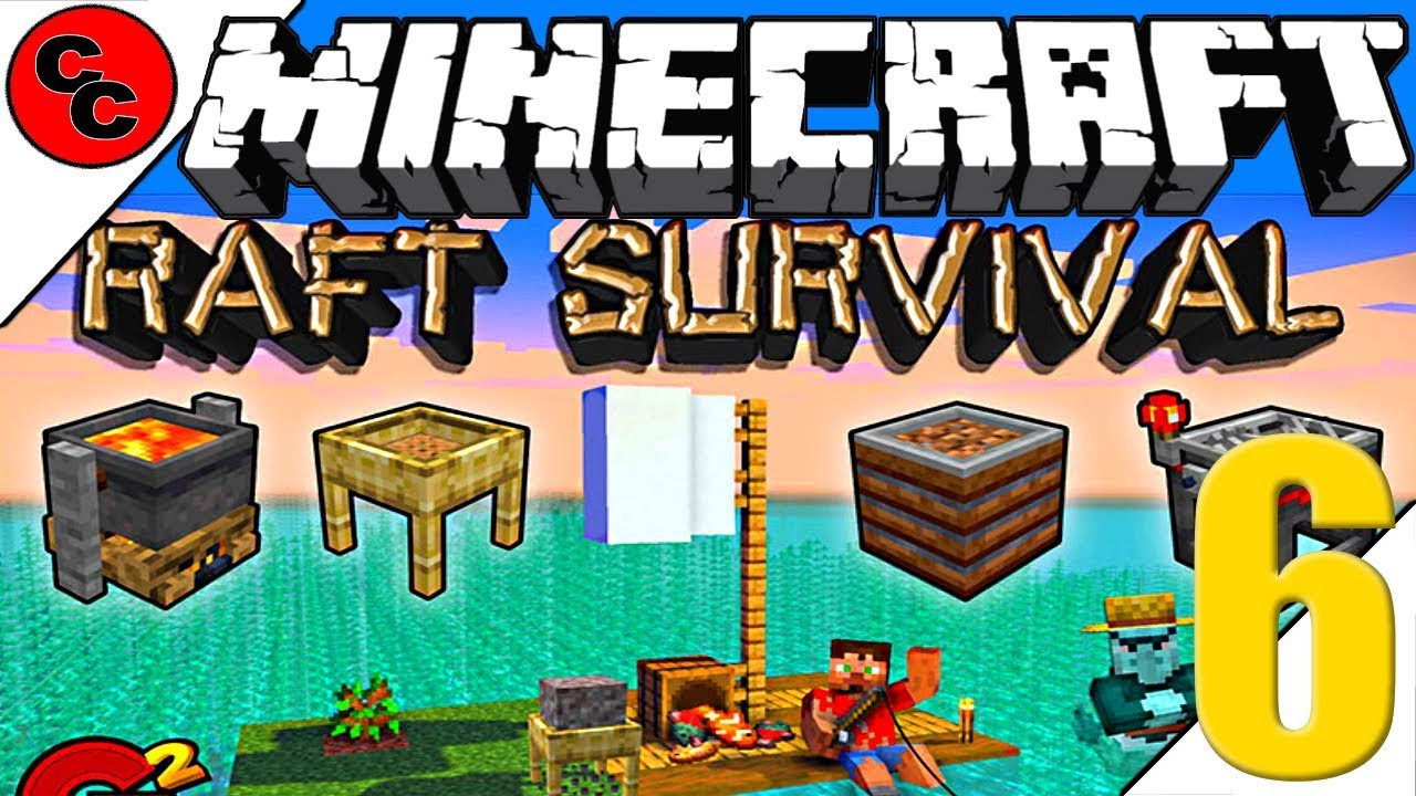 Minecraft: " RAFT SURVIVAL lets play Ep6 FREE XP " - YouTube
