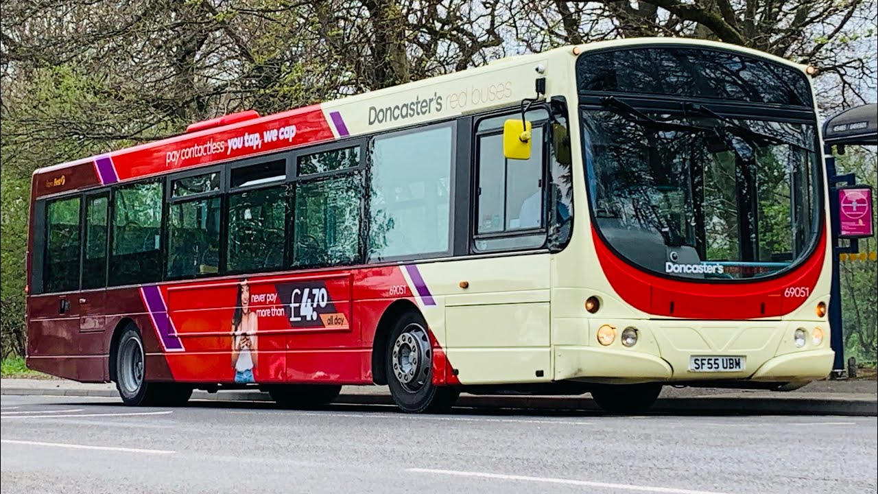 First Bus Doncaster Red Buses 69051 X First Rotherham & Sheffield On ...