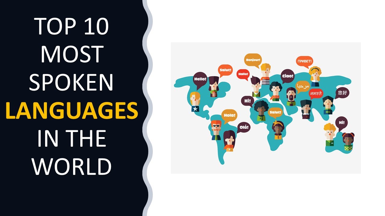 Top 10 Most Spoken Languages in the World ..... In Just ONE minute ...
