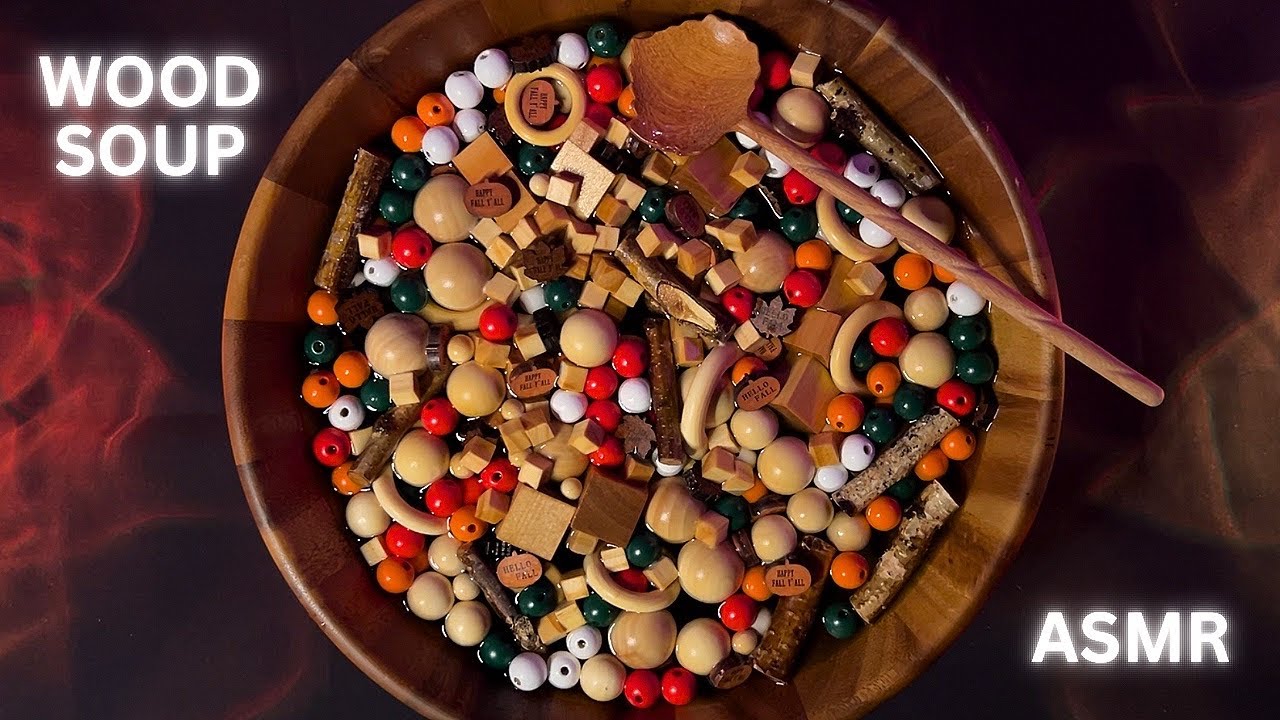 ASMR Wood Soup for Instant Sleep & Insomnia Relief | Satisfying Wood ...