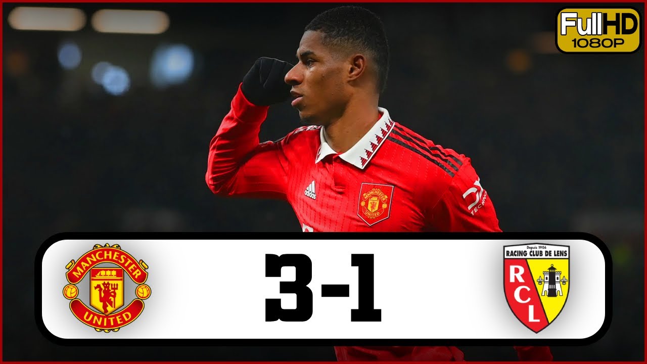 Manchester United vs Lens 3-1 | 2023 Pre-Season Friendly | First Half ...