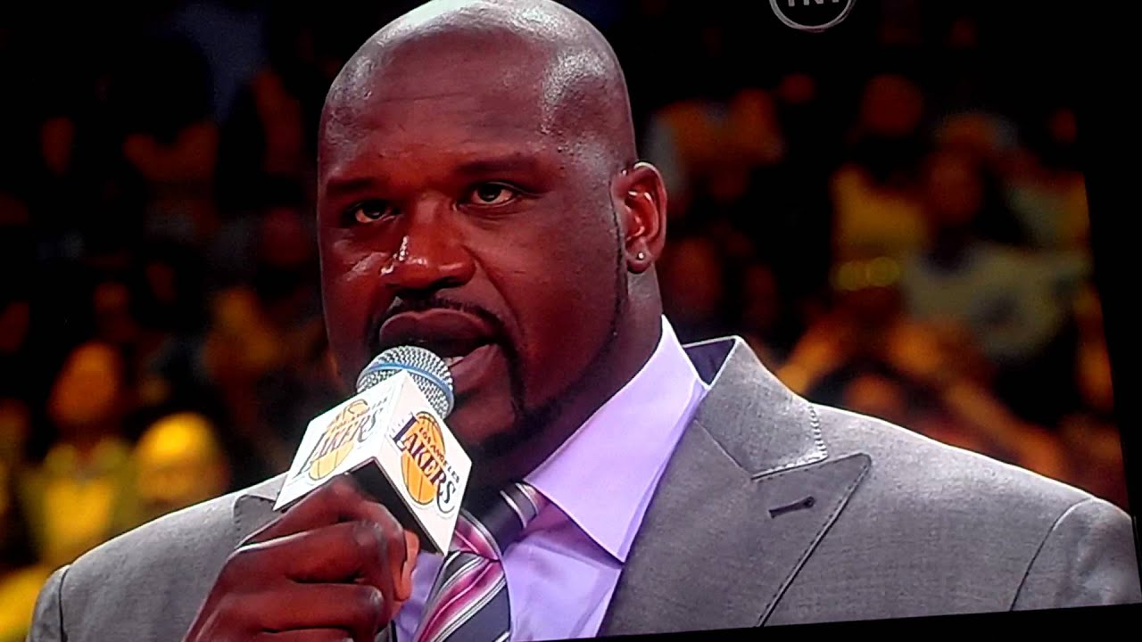 Shaquille O'Neal gets his number retired - YouTube