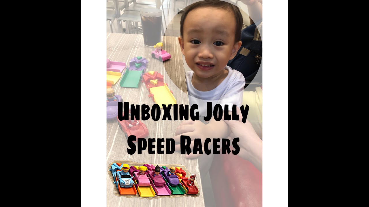 Unboxing Jolly Speed Racers (Jollibee Toy Collection for February ...