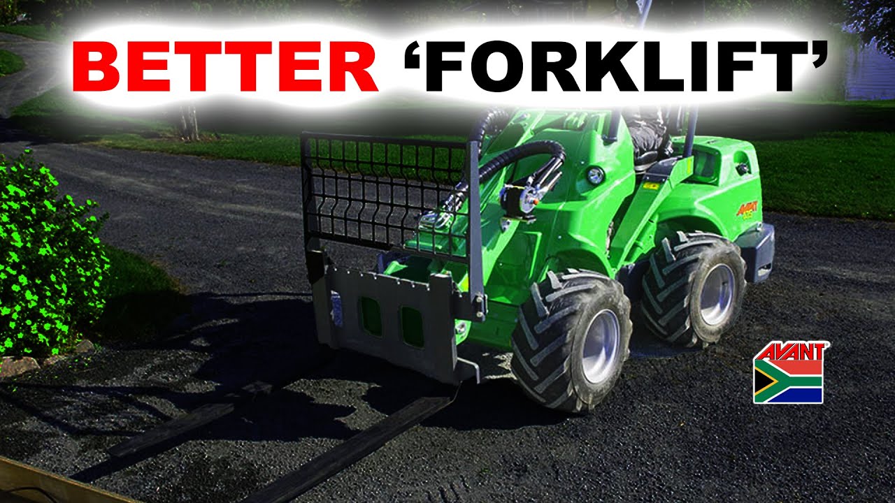 Forklift side shifter - AVANT Loader (Attachment Feature) - YouTube