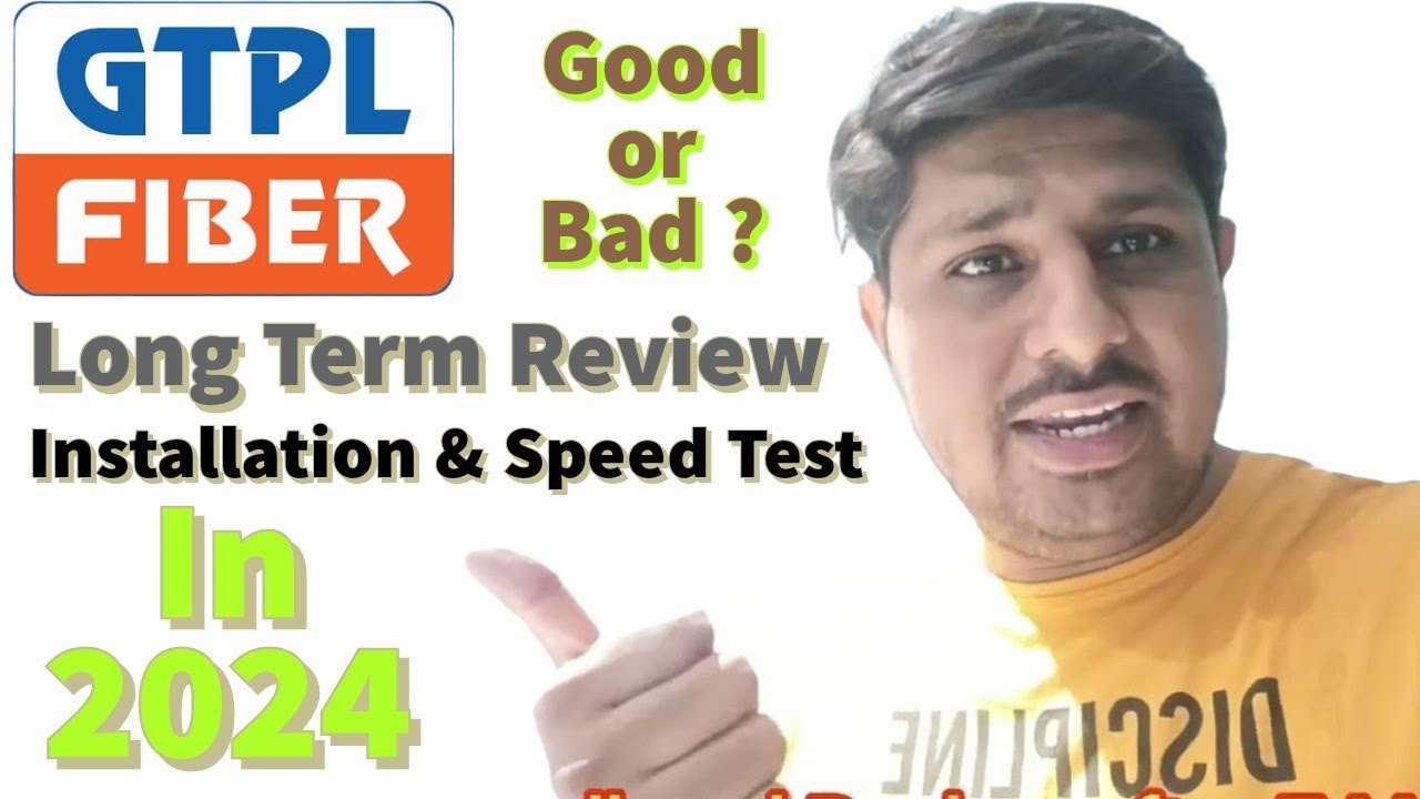 GTPL fiber broadband service review | Installation, Speed Test in 2024 ...