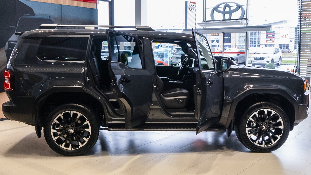 2026 Gray Toyota Land Cruiser Prado Premium 4WD - Luxury SUV in Detail ...