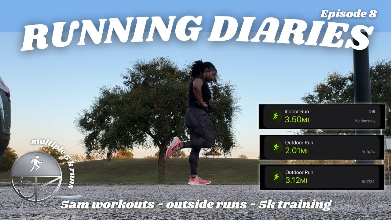 Running Diaries Ep8 | 5k runs, 5am workouts, minor setback - YouTube