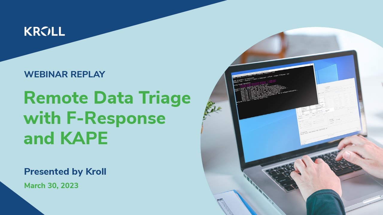 Remote Data Triage with F-Response and KAPE - Digital Forensics - YouTube
