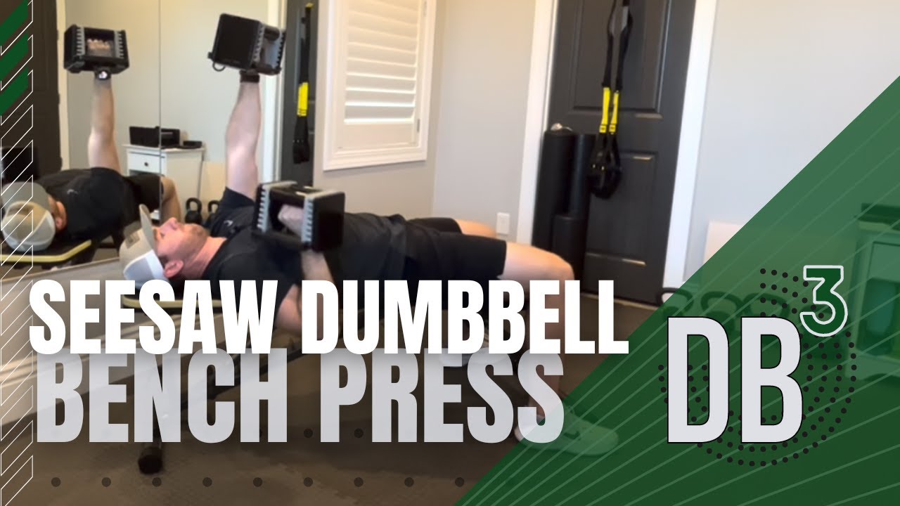 Seesaw Dumbbell (DB) Bench Press - YouTube