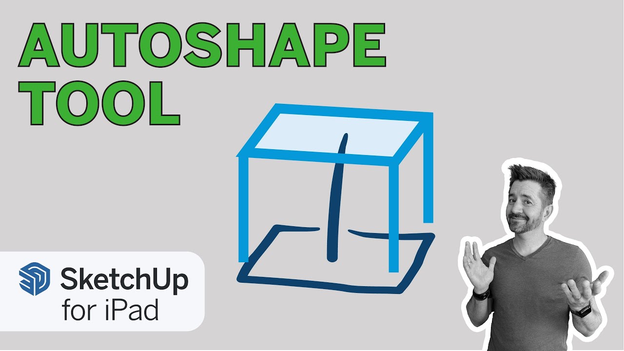 Autoshape - SketchUp for iPad Square One - YouTube