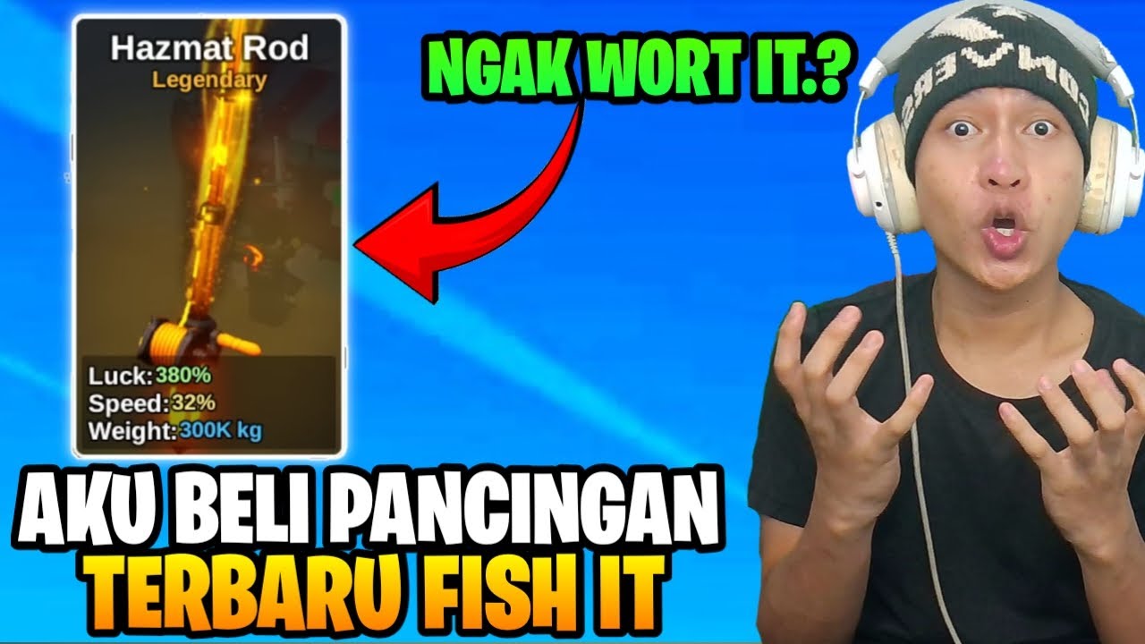 TES ROD TERBARU + LUCK x8 MENCARI SECRET NEW UPDATE FISH IT HAZMAT ROD ...
