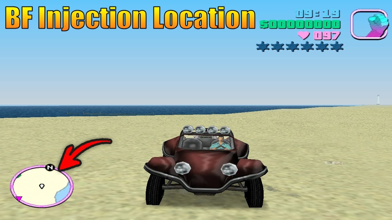 Secret BF Injection Location in GTA Vice City (Secret Location) - YouTube