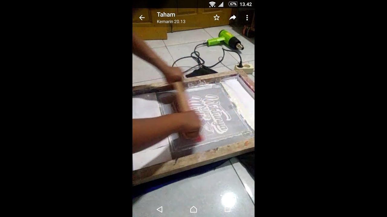 Membuat Meja Sablon Papan Banting Part 2 (tes PAPAN BANTING) - YouTube
