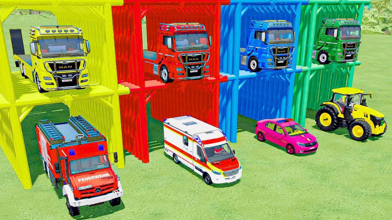 TRANSPORTING POLICE CARS, CHEVROLET DACIA CARS & VOLKSWAGEN FORD ...