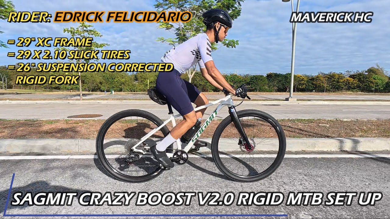 Bikecheck sa Sagmit Crazy Boost V2.0 Rigid MTB ni Edrick Felicidario(Updated Bikecheck) - YouTube