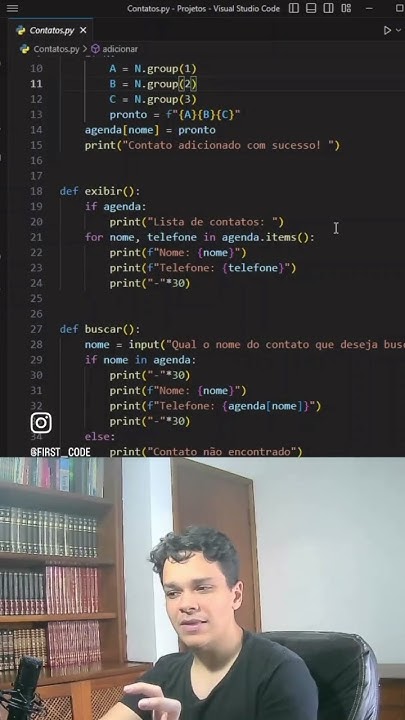 Contatos Python Webdev Programação Programador Youtube