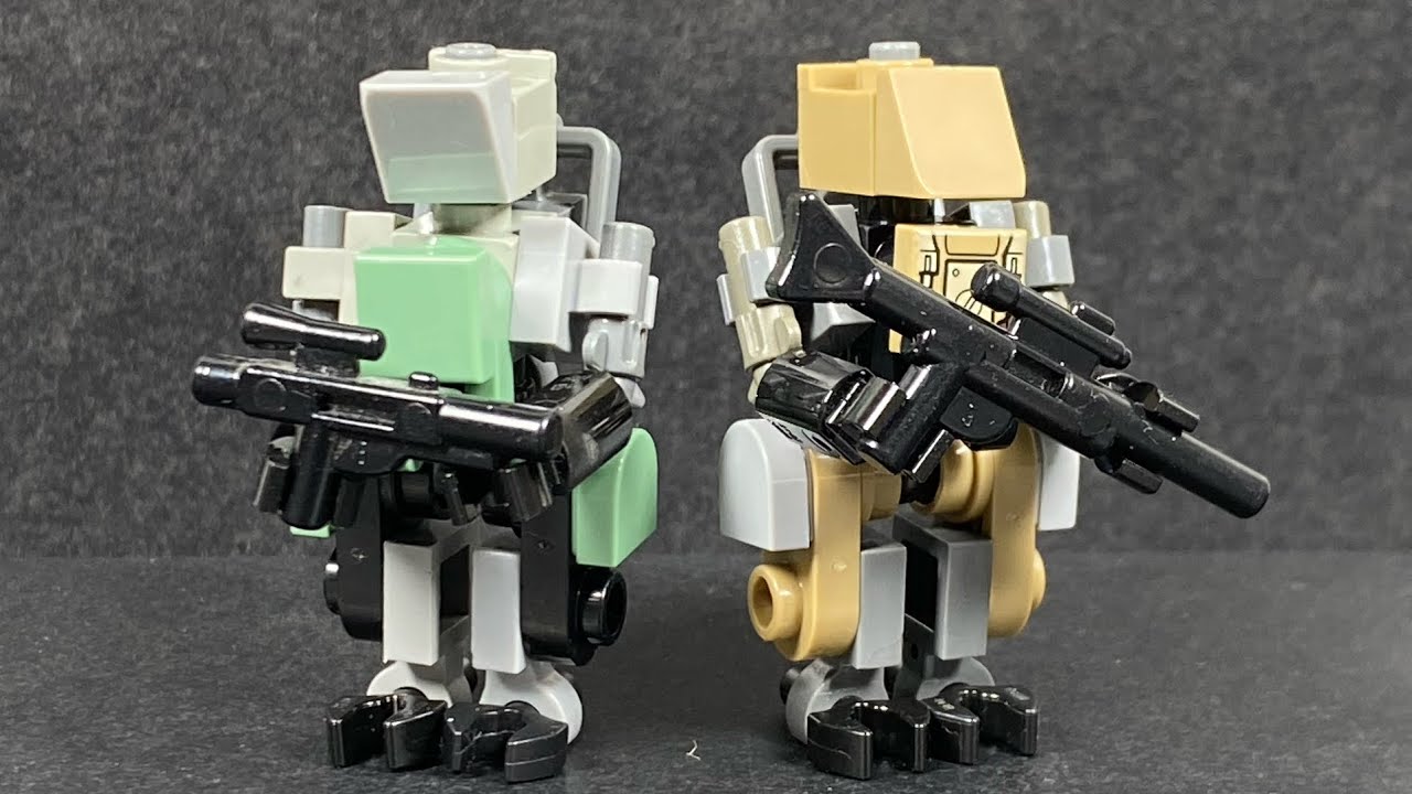 Lego Titanfall 2 Specters - Tutorial (minifig scale) - YouTube