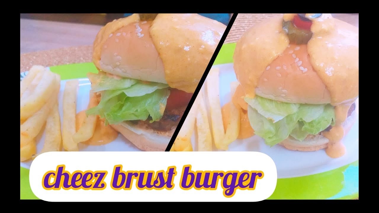 juicy chicken cheez burst burger🥰autentic burger sauce👍🏻,complete ...