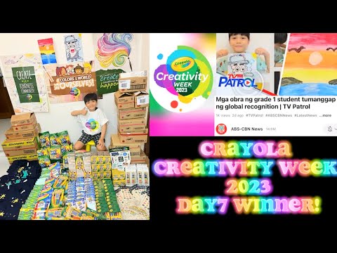 Crayola Creativity Week 2023 Highlights | Day7 Winner - YouTube