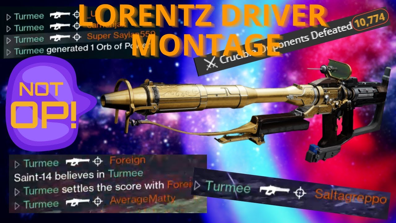 Lorentz Driver Destiny 2 Montage - Taste the Sad, Michael. Taste the ...