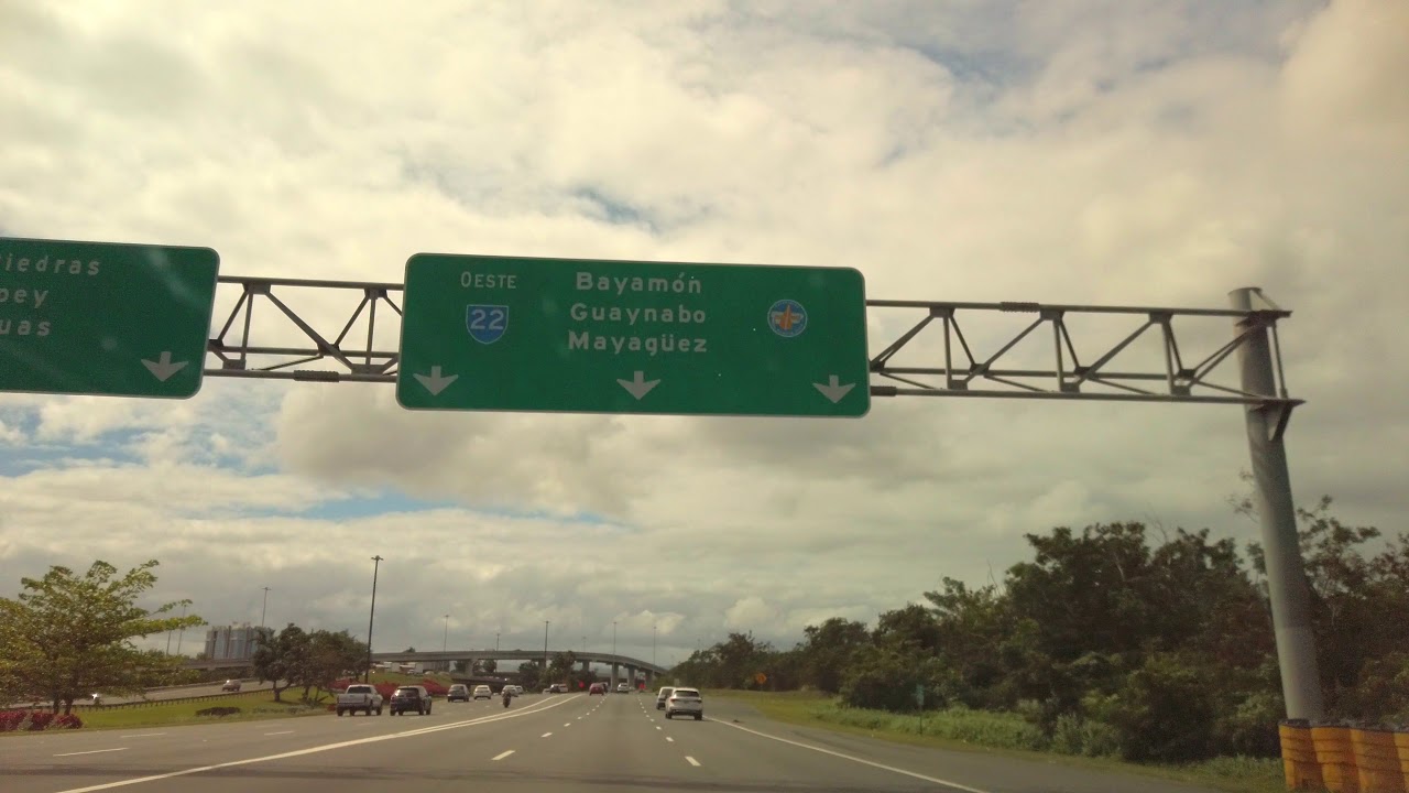 Freeway Driving in Puerto Rico - YouTube