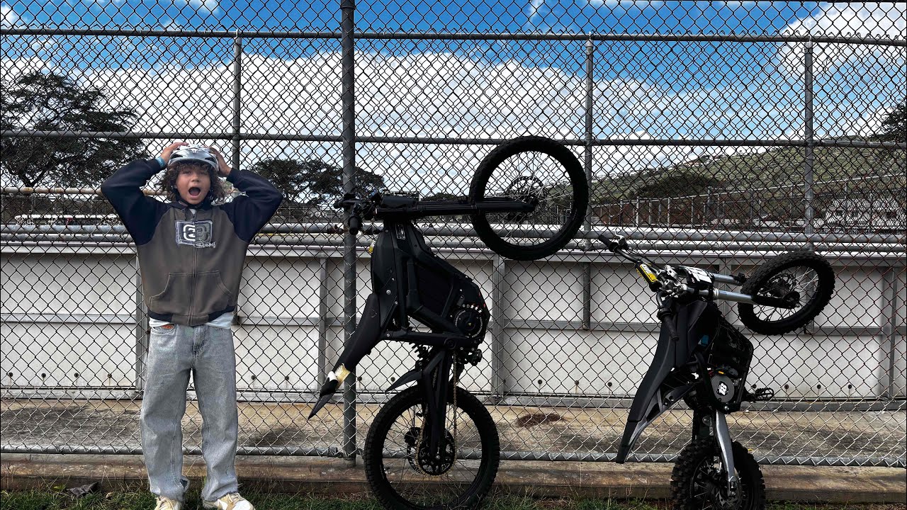 SURRON KIDS HIT RUTS AND JUMPS ON 72V SURRONS - YouTube