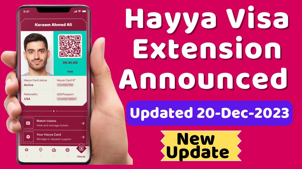 Hayya Visa Extension- Officially Announced ( Updated 20-Dec-2023) # ...
